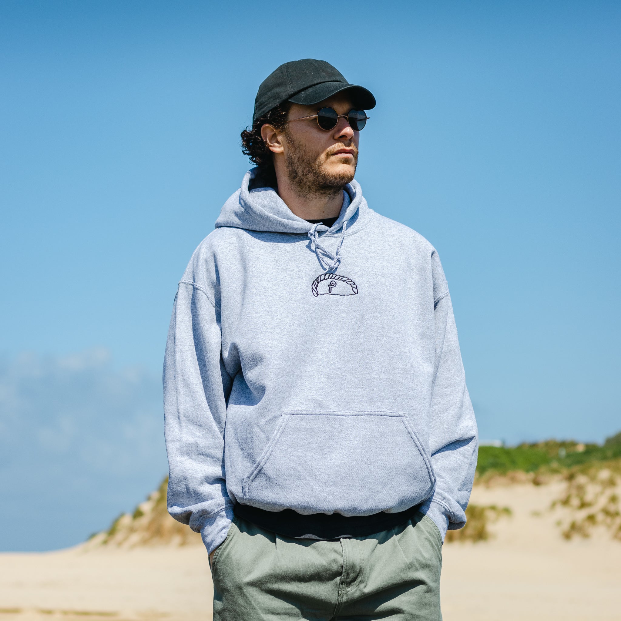 Buy Grey Philp's Cornish Pasty Hoodie - Philps Pasties UK